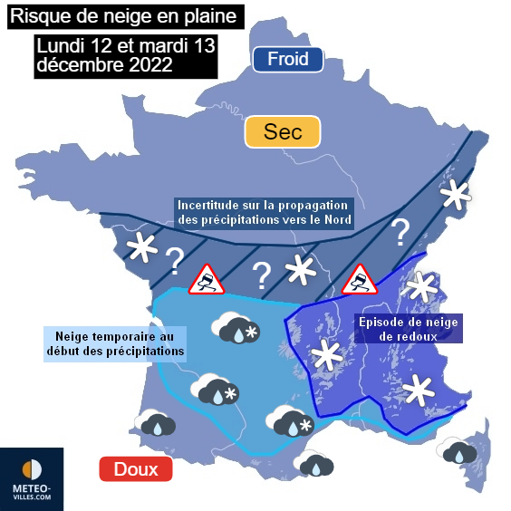 Actualités météo: Neige en plaine la semaine prochaine : des incertitudes 10/12/2022